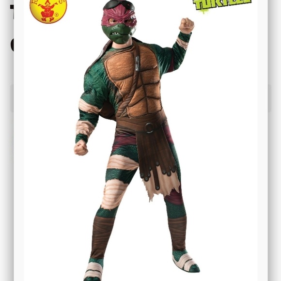 Rubie's | Other | Nip Rubies Tmnt Adult Deluxe Rafael Stuff Shell ...